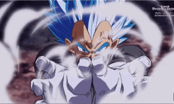 Vegeta Ultra Ego Focusing Powers GIF | GIFDB.com