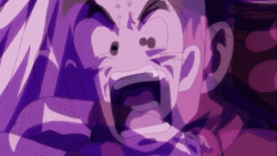 Vegeta Ultra Ego Protecting Krillin GIF | GIFDB.com