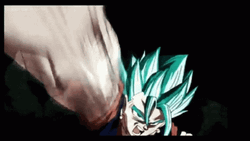 Vegito Dragon Ball Super Punch GIF | GIFDB.com