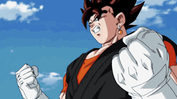 Vegito Dragon Ball Super Punch GIF | GIFDB.com
