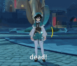 Venti Powerful Bow Attack GIF | GIFDB.com