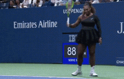 Venus Williams Serena Throwing Racket GIF | GIFDB.com
