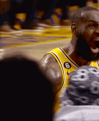 Very Angry Lebron Missing Dunk GIF | GIFDB.com