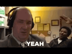 Vibing Kevin The Office Yeah GIF | GIFDB.com