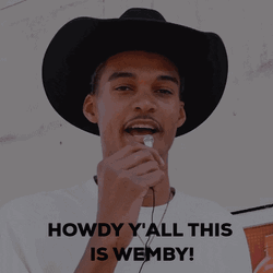 Victor Wembanyama Howdy Y'all GIF | GIFDB.com