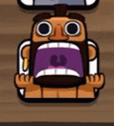 Video Game Clash Royale Scream Hog Emote GIF | GIFDB.com