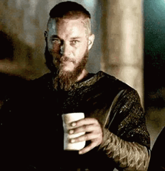 Ragnar Lothbrok Viking Cheers GIF | GIFDB.com
