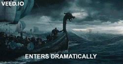 Viking Enters Dramatically GIF | GIFDB.com
