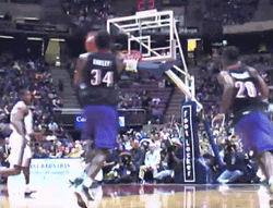 Vince Carter Remarkable Two Handed Dunk GIF | GIFDB.com