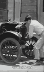 Vintage Crank Starting Engine GIF | GIFDB.com