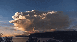Volcano Eruption Calbuco 4k Timelapse GIF | GIFDB.com