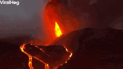 Volcano Lava Fire GIF | GIFDB.com
