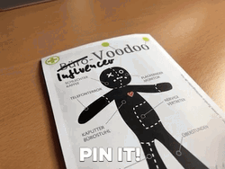 Voodoo Doll Pin It Paper Funny Meme GIF | GIFDB.com