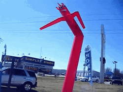 Wacky Waving Inflatable Tube Man Skydancer GIF | GIFDB.com