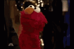 Puppet Elmo Walking Away GIF | GIFDB.com