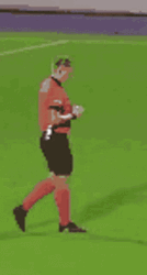 Walking Referee Shows Red Card GIF | GIFDB.com