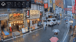 Walking Under The Rain In Japan GIF | GIFDB.com