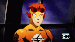 Wally West Kid Flash Cartoon Anime GIF | GIFDB.com