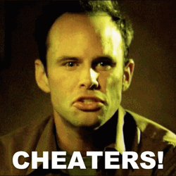 Walton Goggins Saying Cheaters GIF | GIFDB.com