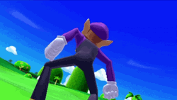 Furious Waluigi Jumping High GIF | GIFDB.com