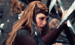 Wanda Maximoff Back To Back Attacks GIF | GIFDB.com