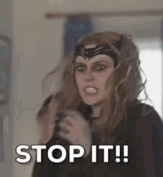 Wanda Maximoff Stop It Crazy Look Tired GIF | GIFDB.com