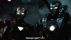 War Machine And Iron Man Talking GIF | GIFDB.com