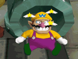 Wario Watching Flying Birds GIF | GIFDB.com