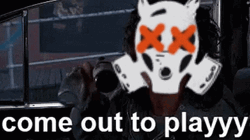 Warriors Come Out And Play Gas Mask Meme GIF | GIFDB.com
