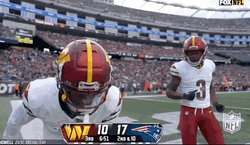 Washington Commanders Player 1 Fake Run GIF | GIFDB.com