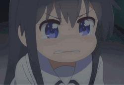 Wataten Hana Crying Anime Loop GIF | GIFDB.com