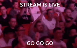 Watching Stream Live Go Go Go Support GIF | GIFDB.com