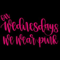 We Wear Pink On Wednesdays Moving Text GIF | GIFDB.com
