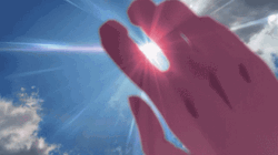 Weathering With You Hand Blocking Sun GIF | GIFDB.com