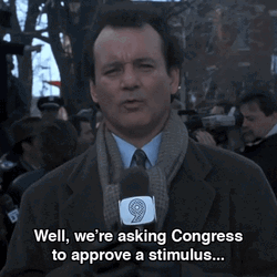 Weatherman Bill Murray Groundhog Day Movie GIF | GIFDB.com