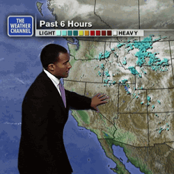 Weatherman Paul Goodloe 90s Weather Reporting GIF | GIFDB.com