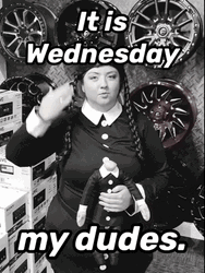 Wednesday Addams Fans Portray GIF | GIFDB.com