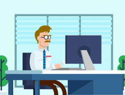 Wednesday Work Meme Man Focused GIF | GIFDB.com