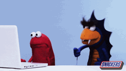 Wednesday Work Meme Snickers Puppets GIF | GIFDB.com