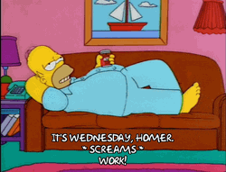 Wednesday Work Screaming Homer Meme GIF | GIFDB.com