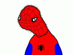 Weird Face Of Spider Man Meme GIF | GIFDB.com