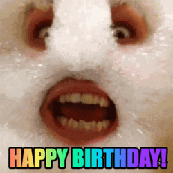 Weird Happy Birthday GIFs | GIFDB.com