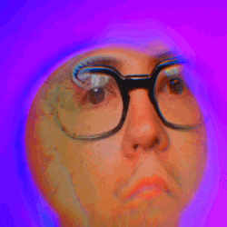 Weirdcore Nerd Face Cell Neon GIF | GIFDB.com