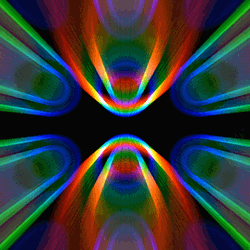 Weirdcore Rainbow Art Loop GIF | GIFDB.com