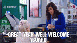 Welcome Aboard Amy Sosa To Myrtle GIF | GIFDB.com