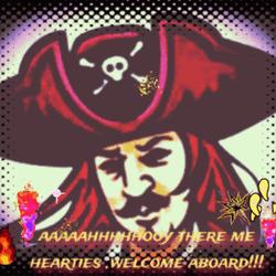 Welcome Aboard Pirate El Capitano GIF | GIFDB.com
