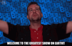 Welcome To The Show Blue Background GIF | GIFDB.com