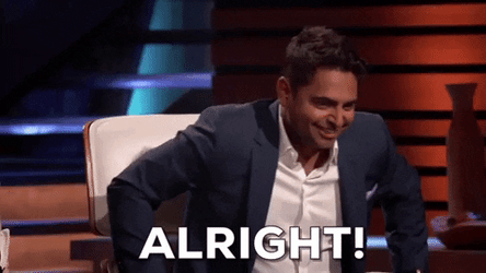 Well Alright Rohan Oza Shark Tank GIF | GIFDB.com