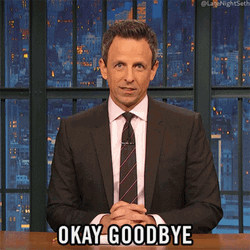 Well Bye Wave Seth Meyers GIF | GIFDB.com