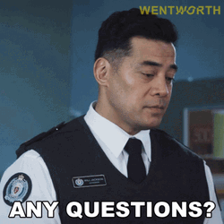 Wentworth Prison Will Jackson Any Questions GIF | GIFDB.com